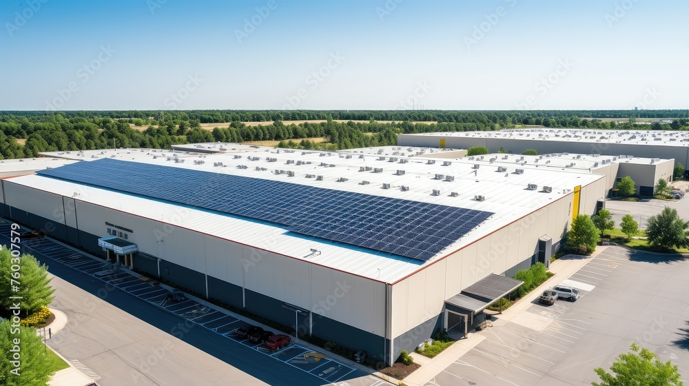 inventory distribution warehouse building illustration shipping ...