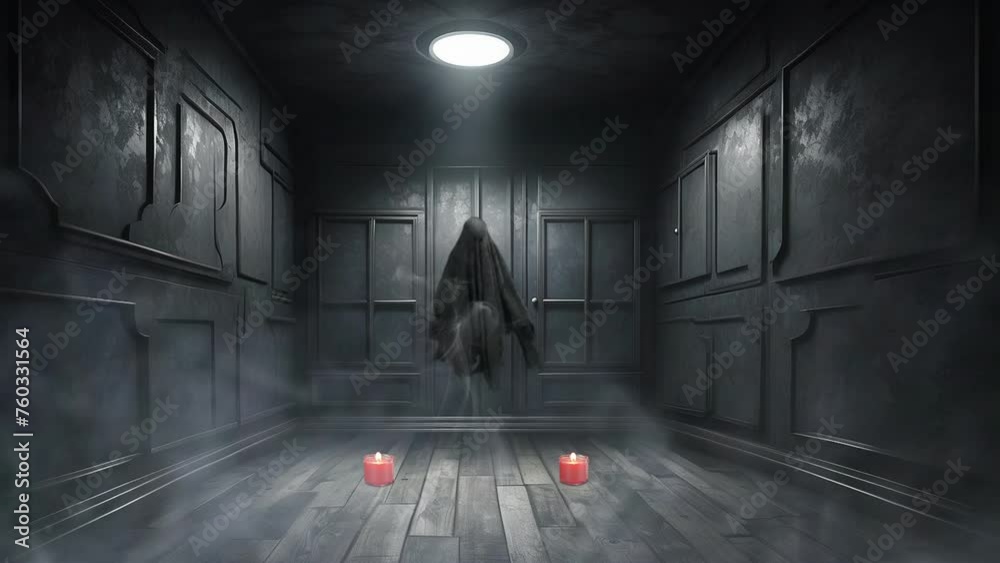 Unveil the enigma with this 4K loop animation featuring a mysterious ...