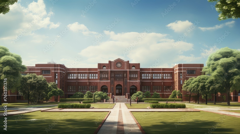 teachers education school building illustration curriculum textbooks ...