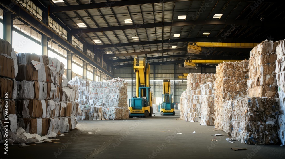 pulp recycling paper mill illustration waste cardboard, friendly ...