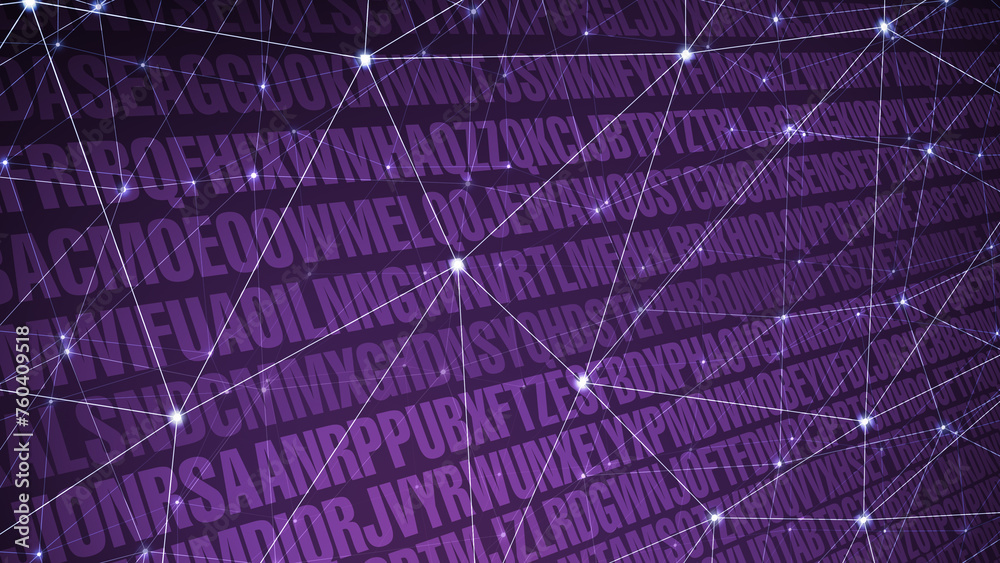 Random characters chaotic and stylish typographic pattern of random ...