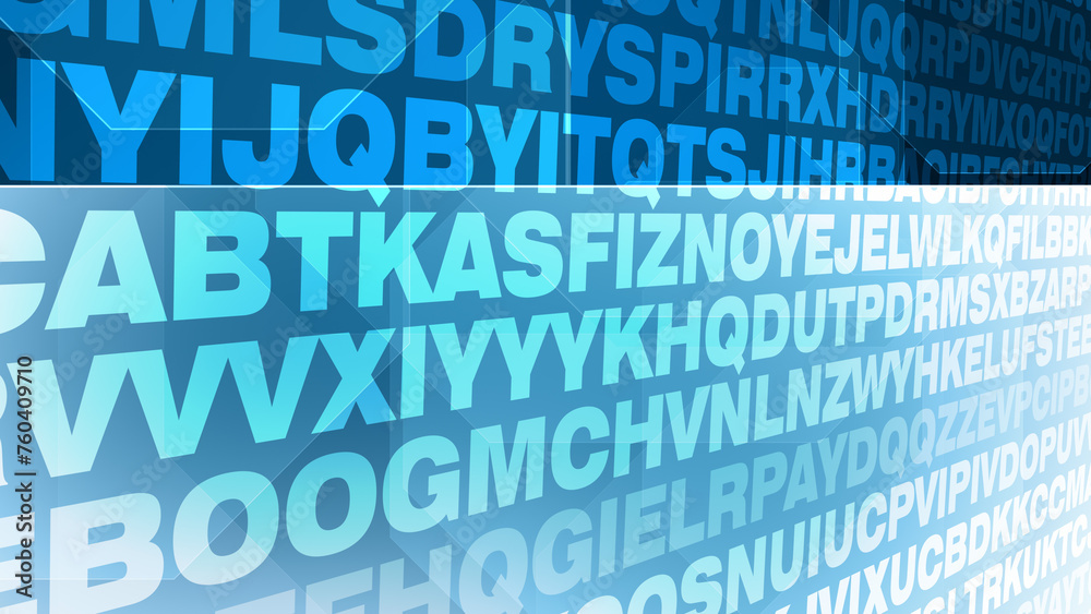 Random characters in alphabet letters exploring unpredictable world of ...