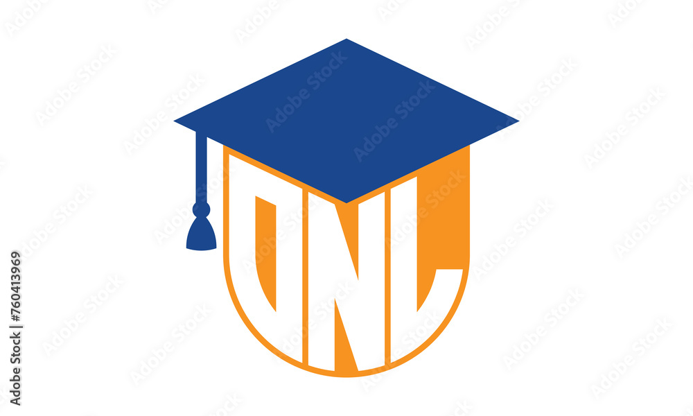 ONL initial letter academic logo design vector template. monogram ...
