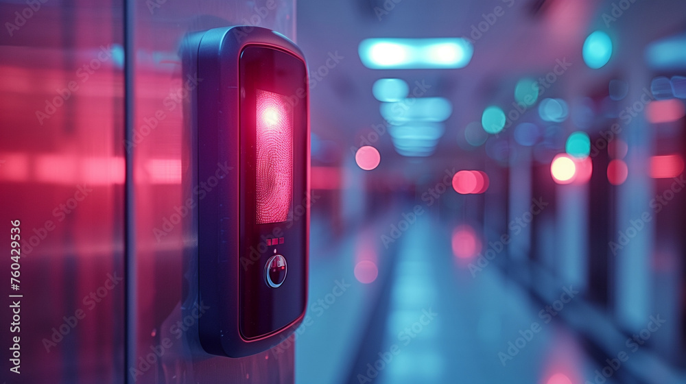 Fingerprint scanner for single door entry and exit. Entry and exit ...