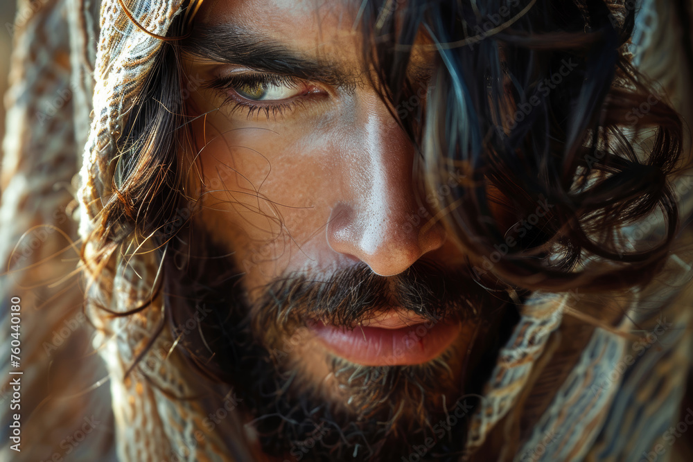 Jesus with Cloth Veil, Inspired by Gospel of Matthew Chapter 26 ...