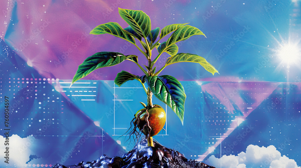 Roots of Renewal: Unveiling the Beauty and Resilience of New Life Stock ...