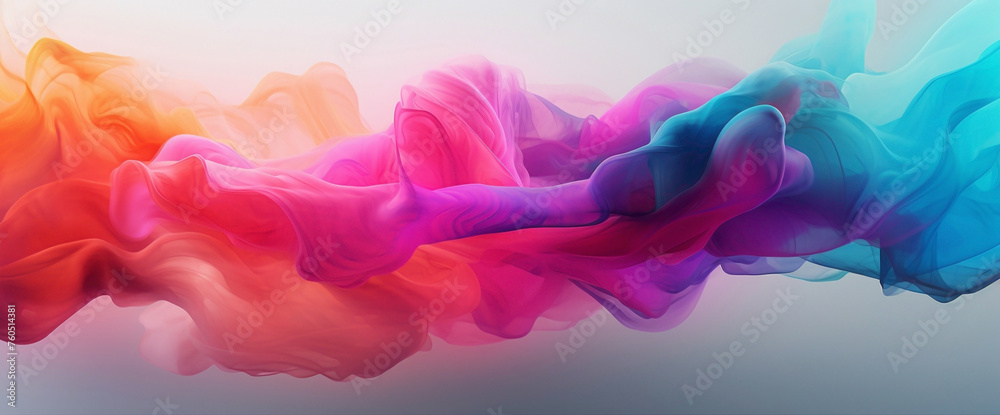 Enigmatic blend of colors creating a captivating gradient, beautifully ...