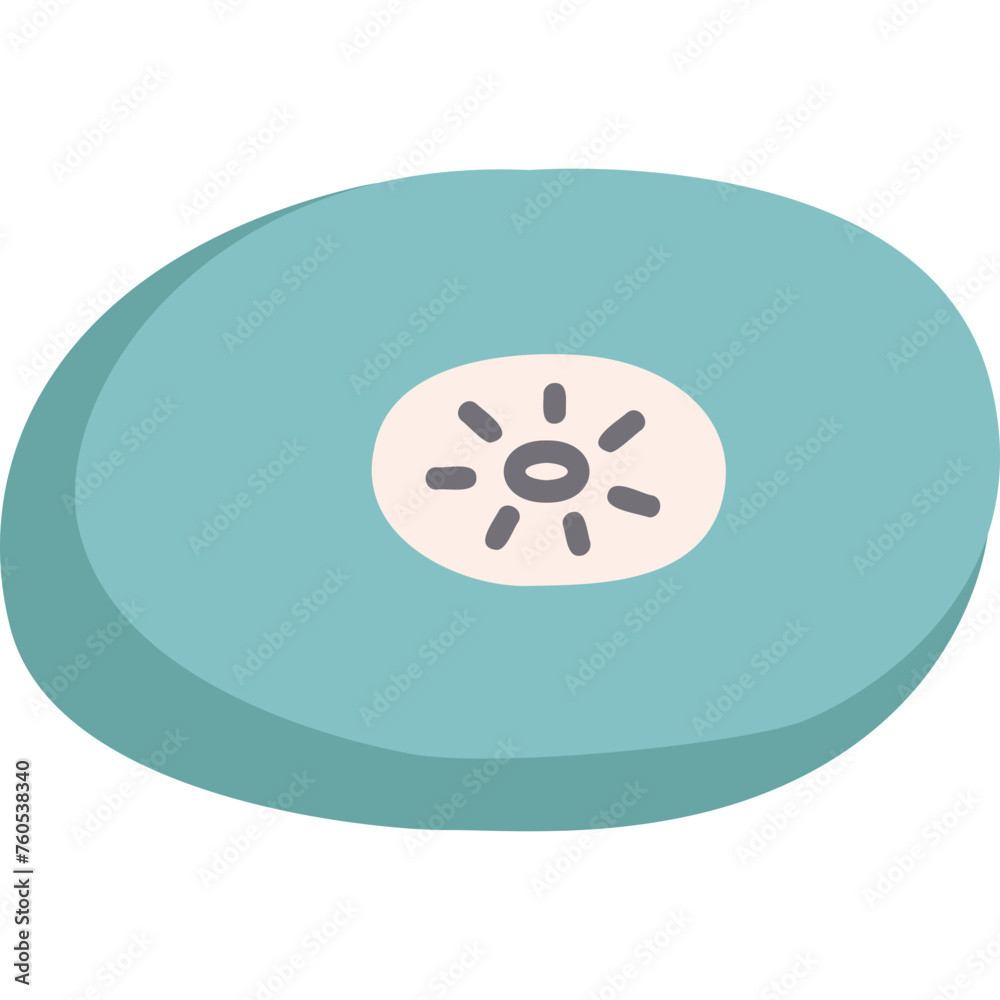 Cute hand drawn oval pencil eraser for school, work, study in ...