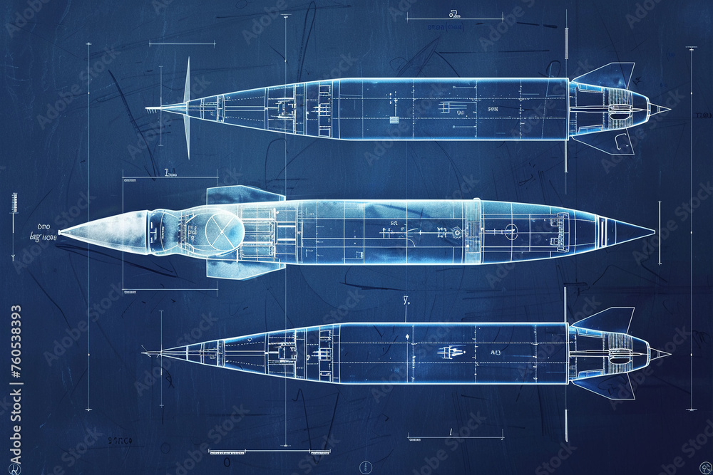 Blueprint of a groundbreaking rocket influenced by aircraft ...