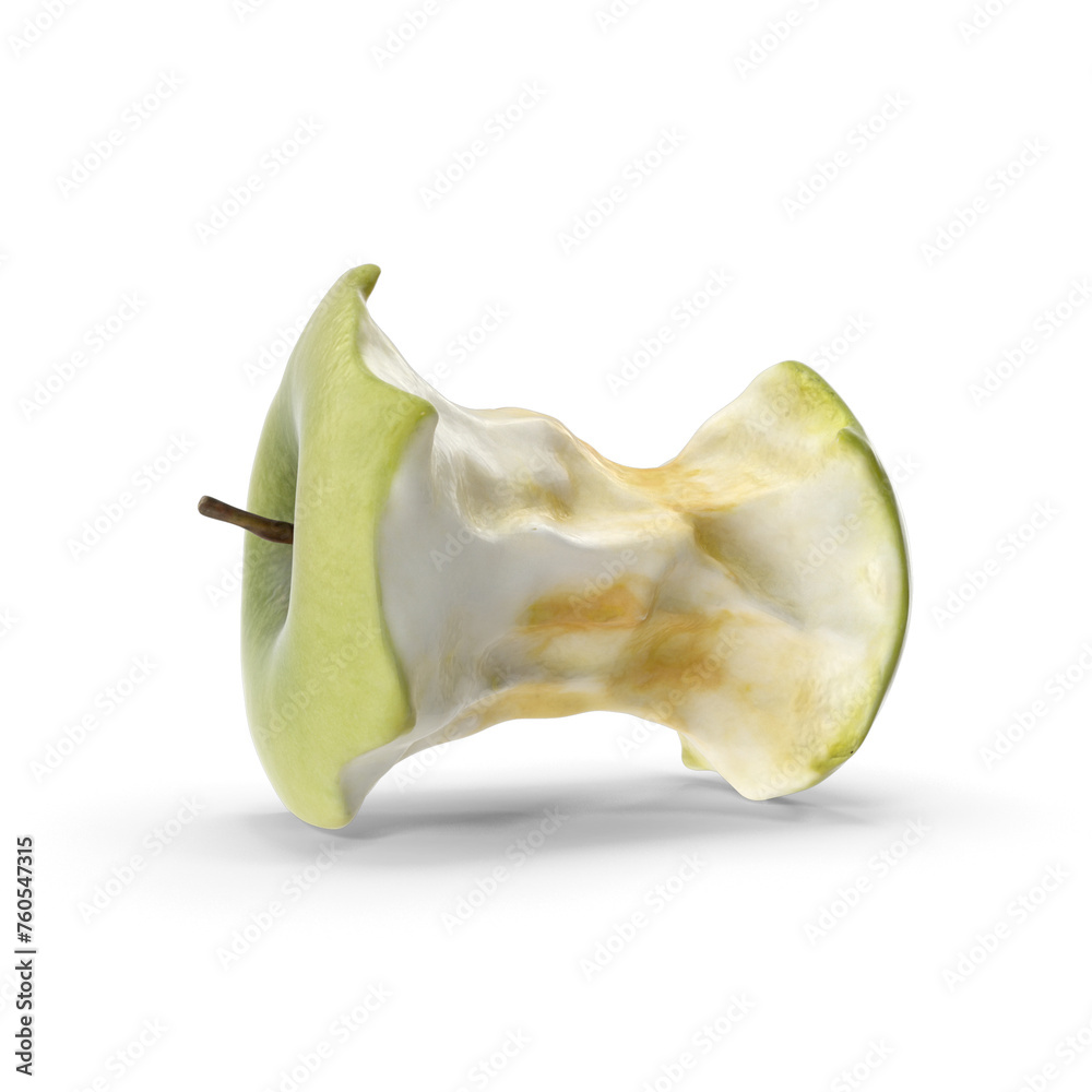 Photorealistic Rendering of an Apple Stub - Highlighting the Realism in ...