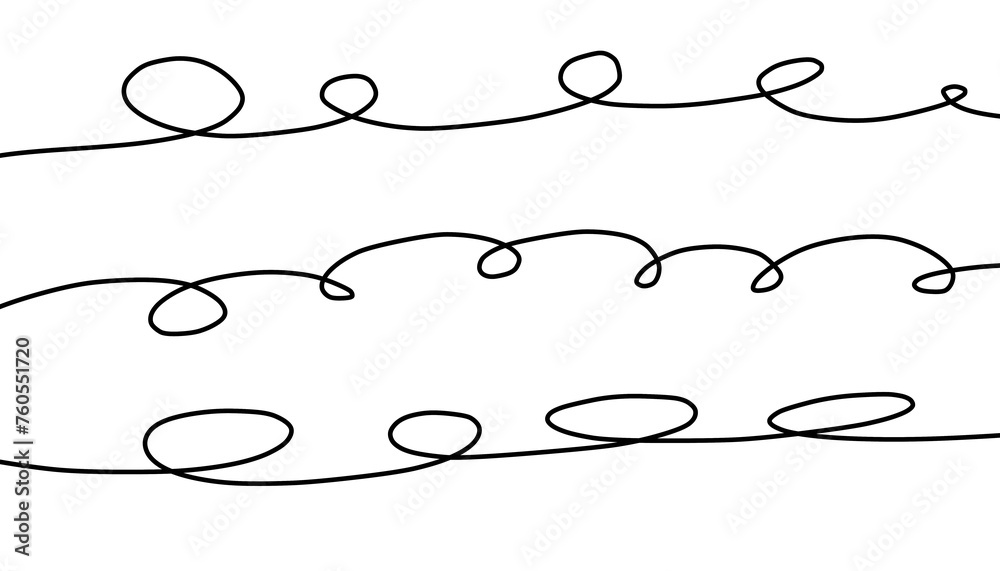 Doodle line art inspired by tangled thread that can be use for social ...
