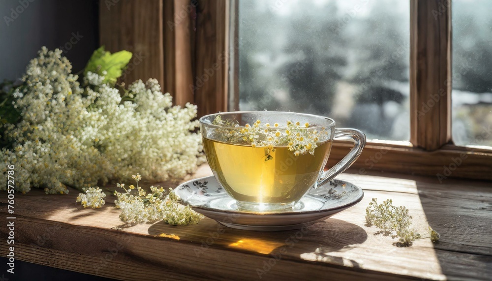 XÍCARA DE CHÁ DE PESSEGUEIRO EM UM CONCEITO DE CHÁ DE ERVAS MEDICINAIS ...