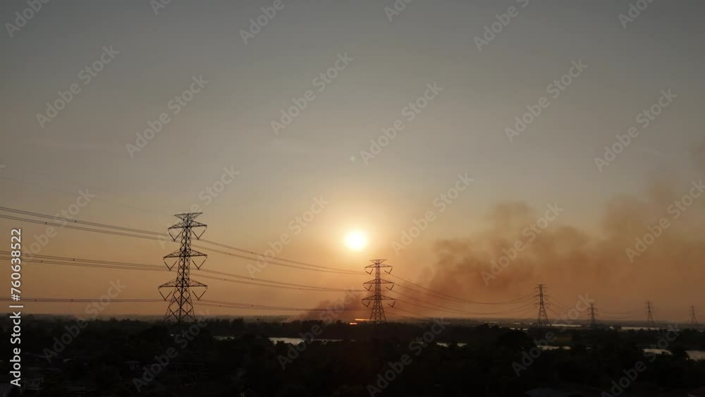 Climate emergency.Climate change. Global warming,caused by drought and ...