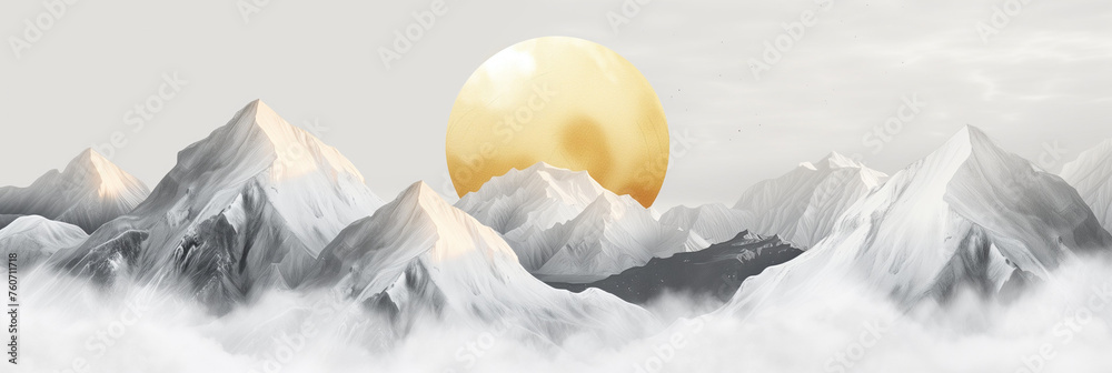 Alien planet fantasy landscape space background. Sci-fi horizontal ...