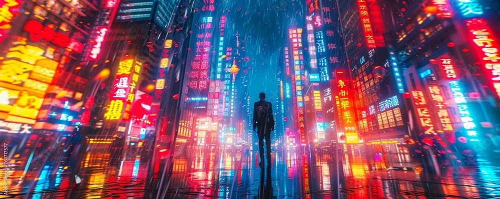 Cybernetic soldier, enhanced reflexes, equipped with optical implants ...