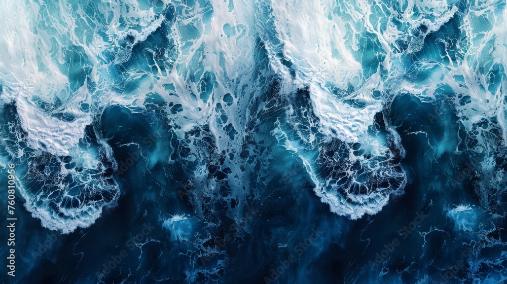 Oceanic abstract art with deep sea textures and marine colors. Stock ...