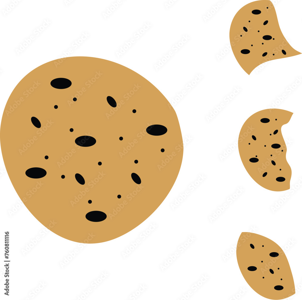 Chocolate Chip Cookie SVG, INSTANT DOWNLOAD, Crafting Svg, Svg cut File ...