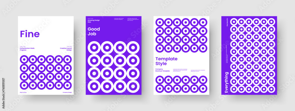 Abstract Flyer Design. Modern Brochure Layout. Creative Banner Template ...