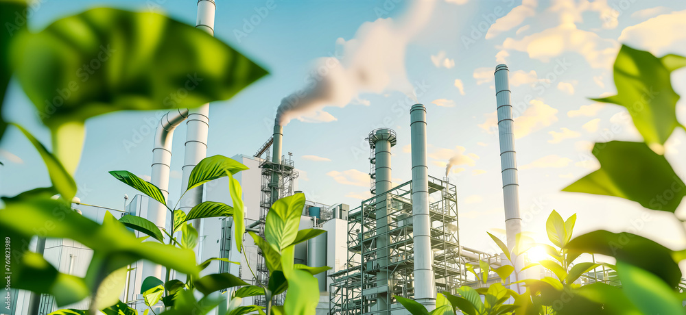 Green industry eco power for sustainable energy saving environmental friendly low carbon ...