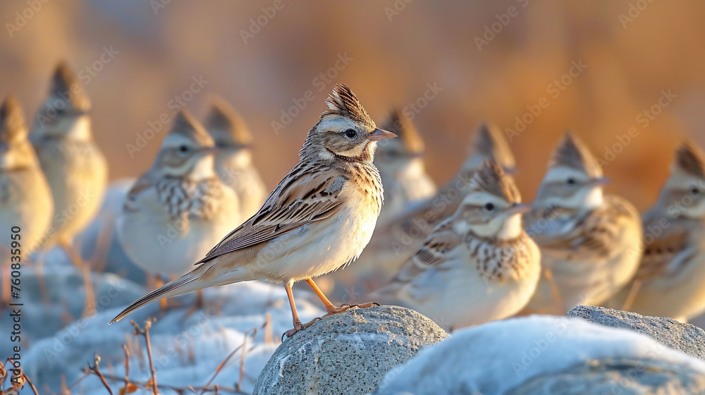 The crested lark is a species of lark distinguished from the other 81 ...