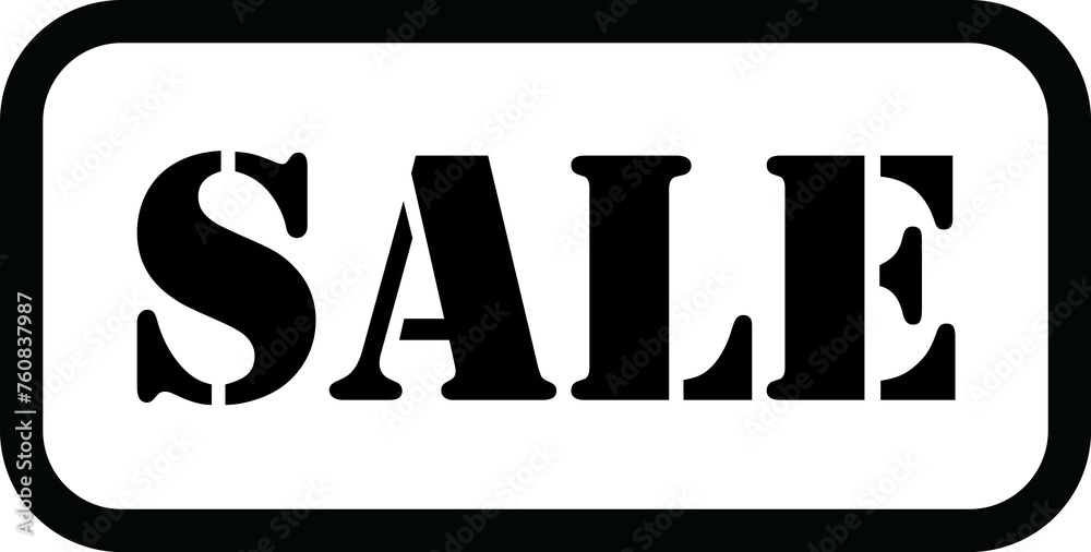 Sale Stamp Icon On Transparent Background. Dynamic Sale Stamp for ...