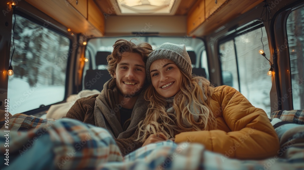 Van-dwelling vanlife, embracing freedom of life on road, exploring ...