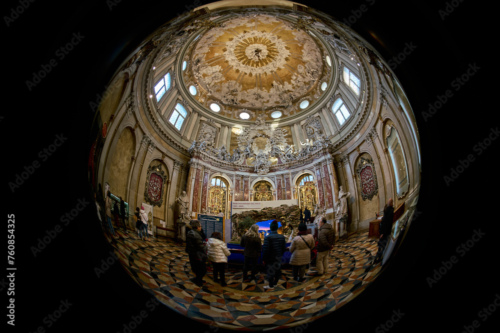 Baroque Treasury Chapel (Cappella del Tesoro) of the Basilica of Saint ...