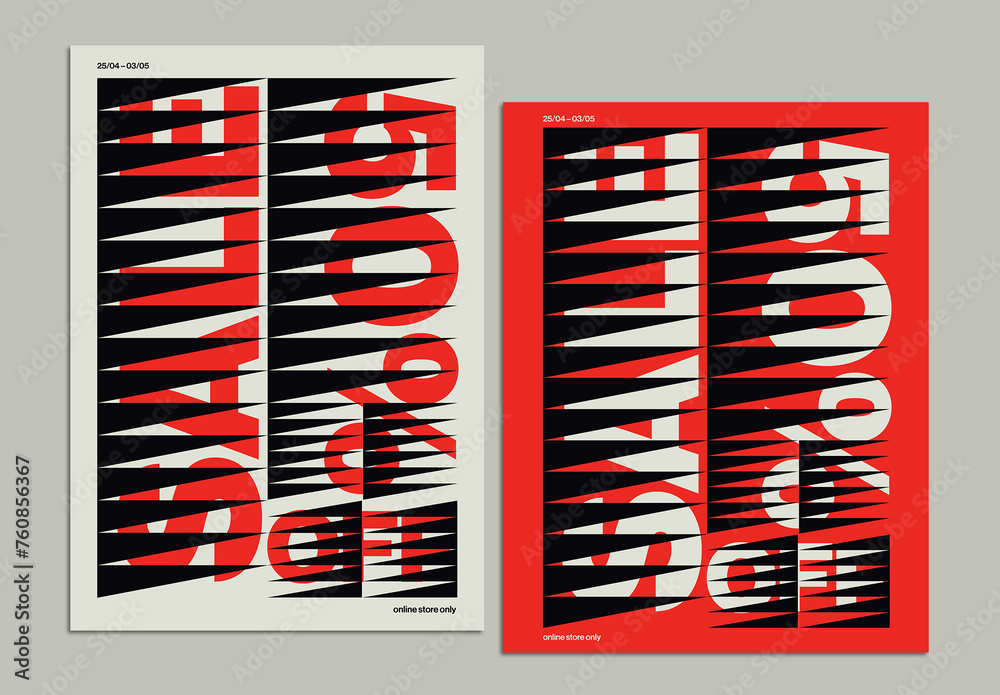 Creative Shopping Promotional Poster Design Layout Stock Template ...