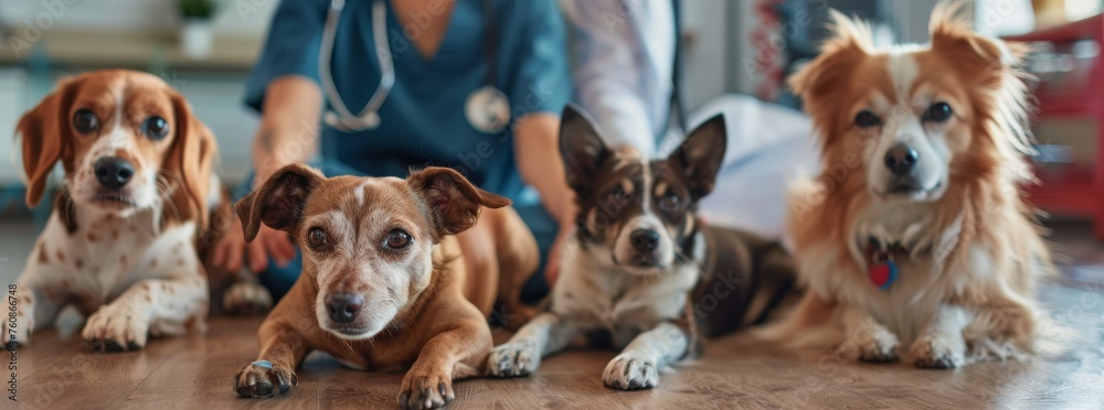 veterinary clinic doctor treats animals Stock Photo | Adobe Stock