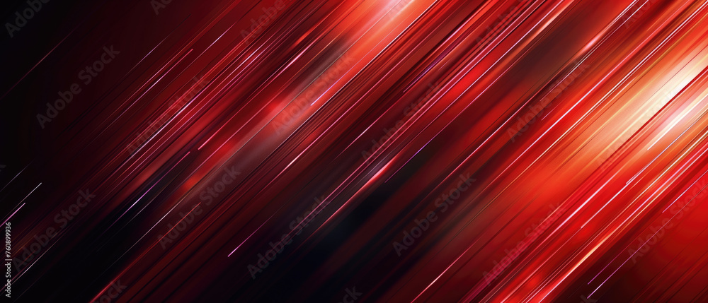 Intense red background with diagonal stripes, light effects, and ...