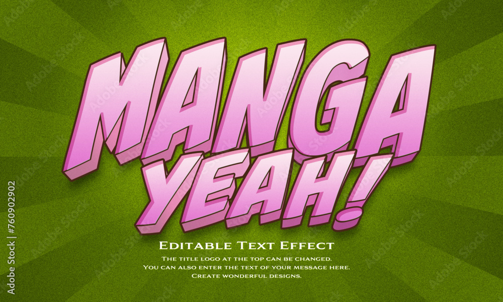 ”Cinema Yeah!” Editable title logo text style effect in Light Pink Neon ...