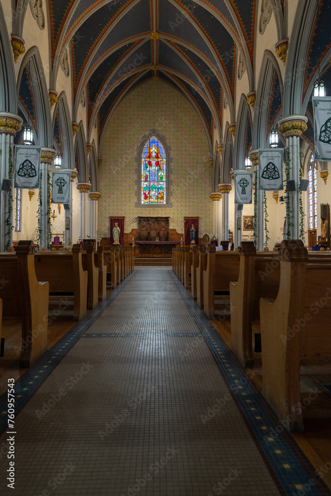 Detroit, Michigan -USA- March 15, 2024- Historic Most Holy Trinity ...