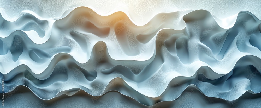 abstract wavy curved shapes geometric seamless pattern natural organic ...