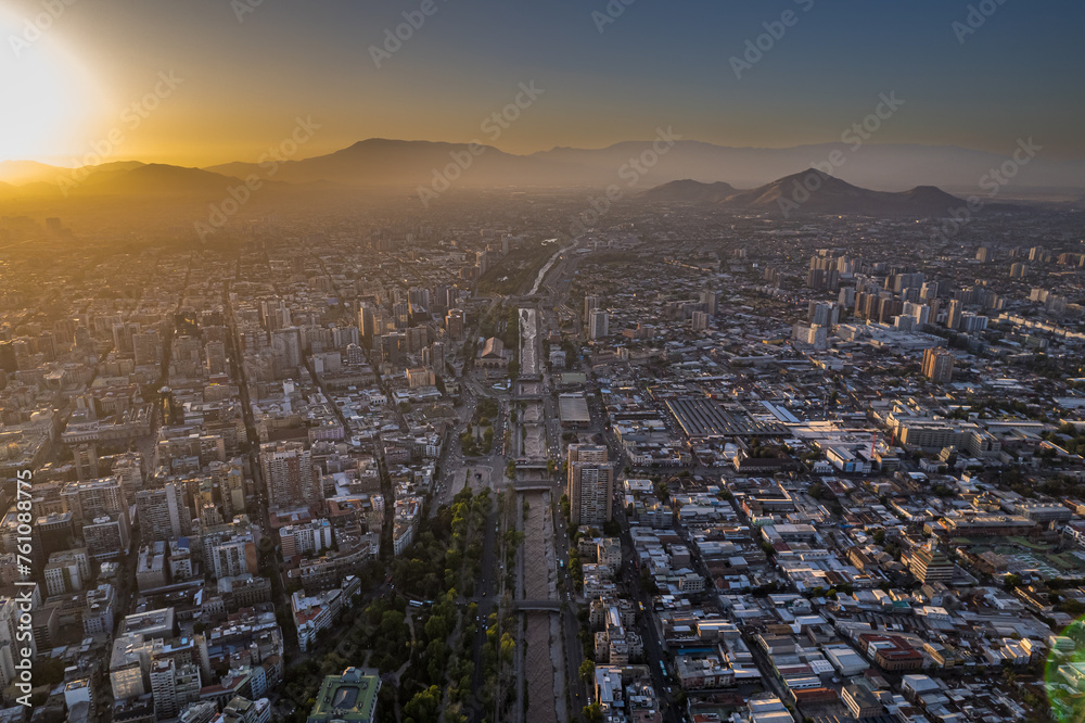 Beautiful aerial view of the Plaza de Armas, Metropolitan Cathedral of ...