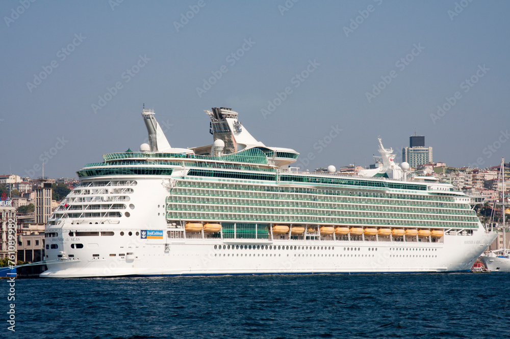 The cruise ship Mariner of the Seas docked in Istanbul on October 8th ...