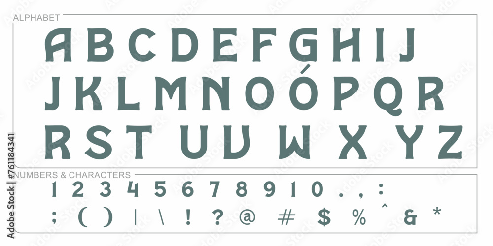 alphabet letters font set. typography font with trendy letters thin ...