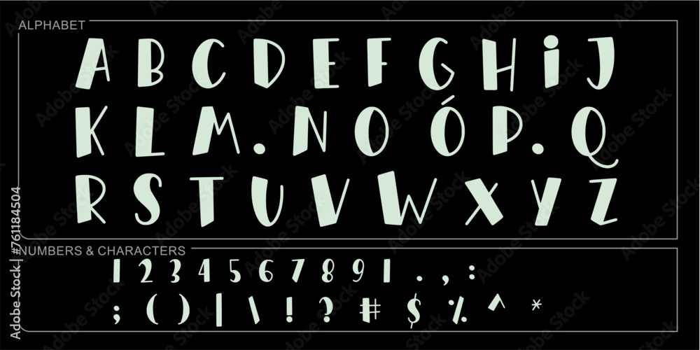 alphabet letters font set. typography font with trendy letters thin ...