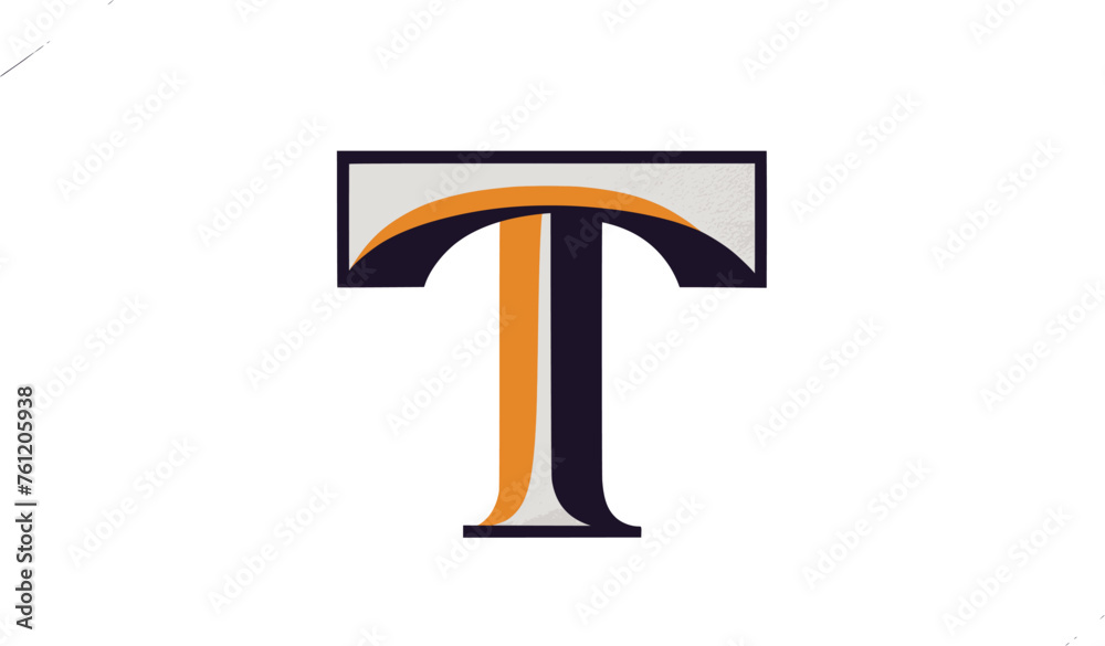 Logo featuring the letter "T" in a solid color, with a clean, white ...