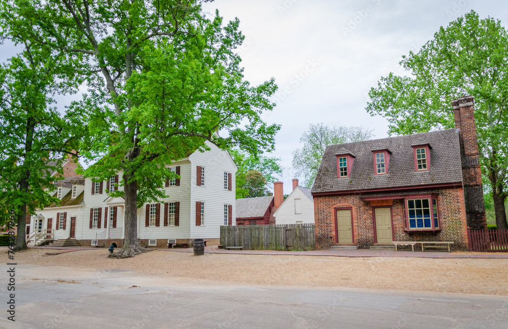 The “Historic Triangle” Historical Colonial Williamsburg in Virginia ...