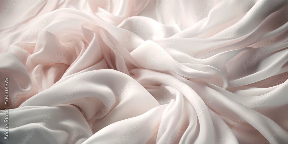 Silky Folds: A Creative Exploration of Softly Draped Silk Fabrics Stock ...