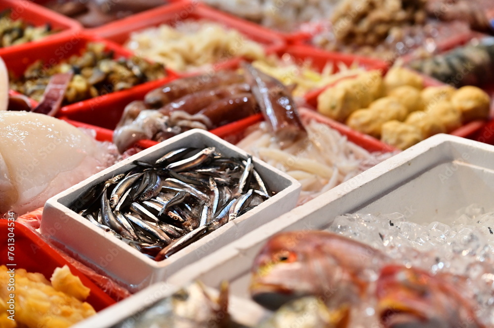 In Taipei's Nanjichang Night Market, this close-up captures fresh clove ...