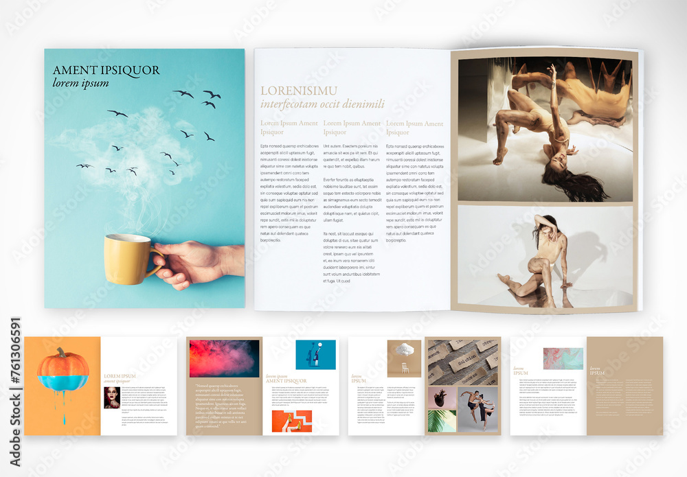 Inspirational Brochure Stock Template | Adobe Stock