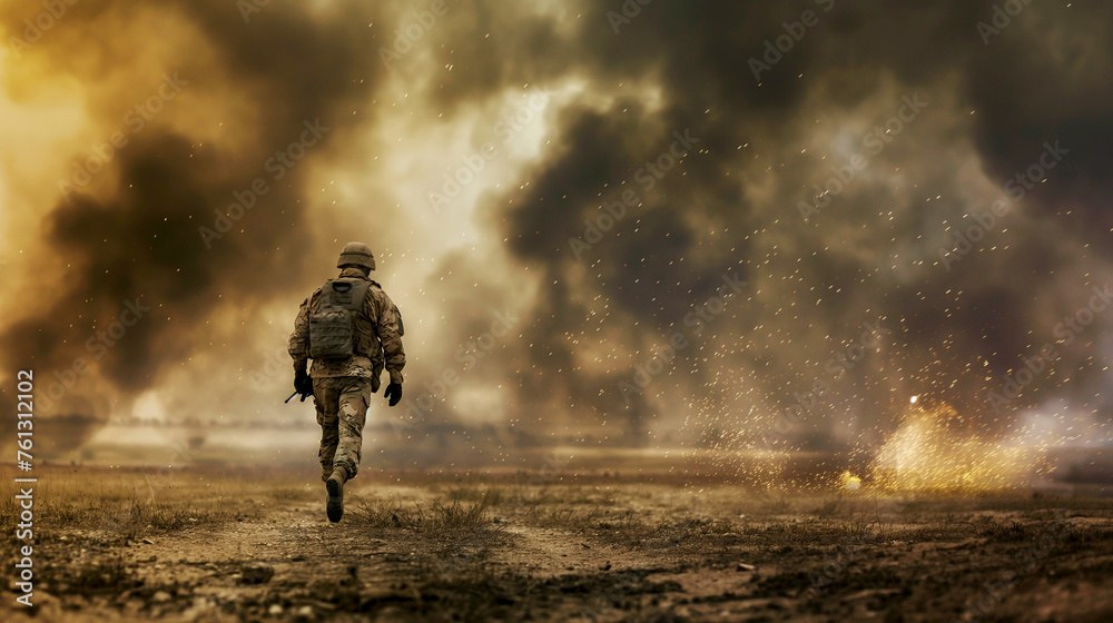 Military war conflict soldiers - Special forces soldier man hold ...