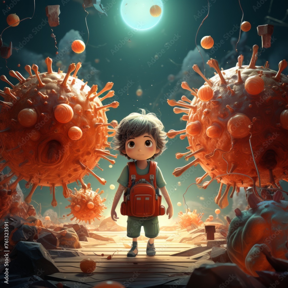 Vibrant and educational illustrations capture the intersection of ...