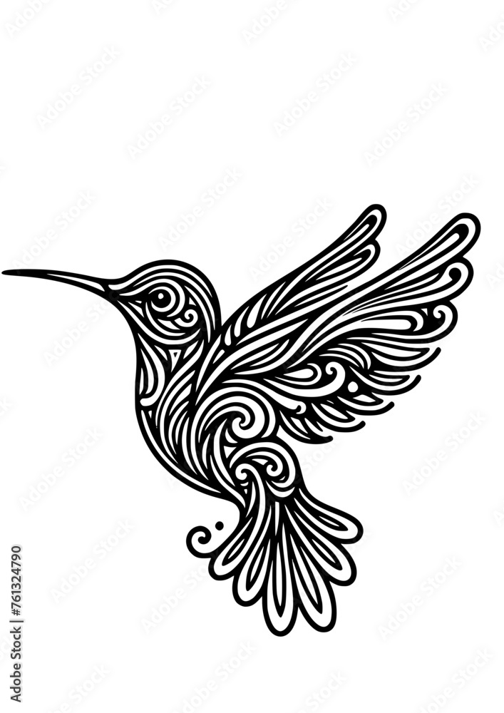 Hummingbird SVG, Bird Svg, Flying Bird Svg, Hummingbird Cricut, Bird ...
