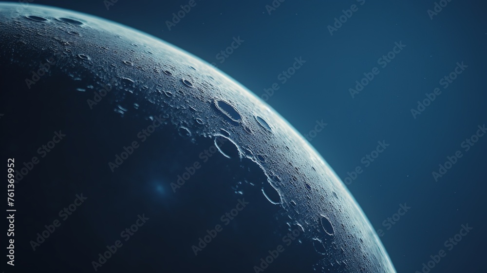 half moon background. lunar surface and lunar texture Stock ...
