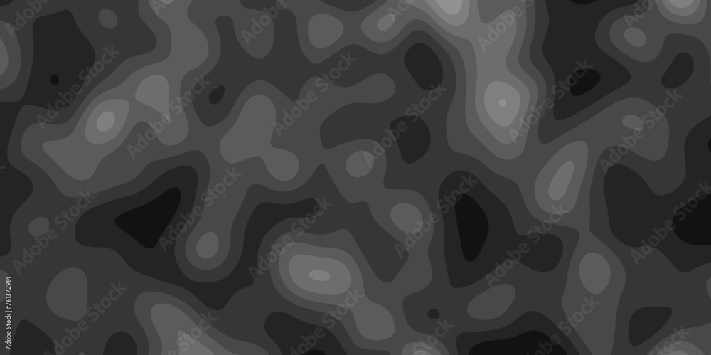 Gray Stylized topographic contour map. Geography scheme and terrain ...