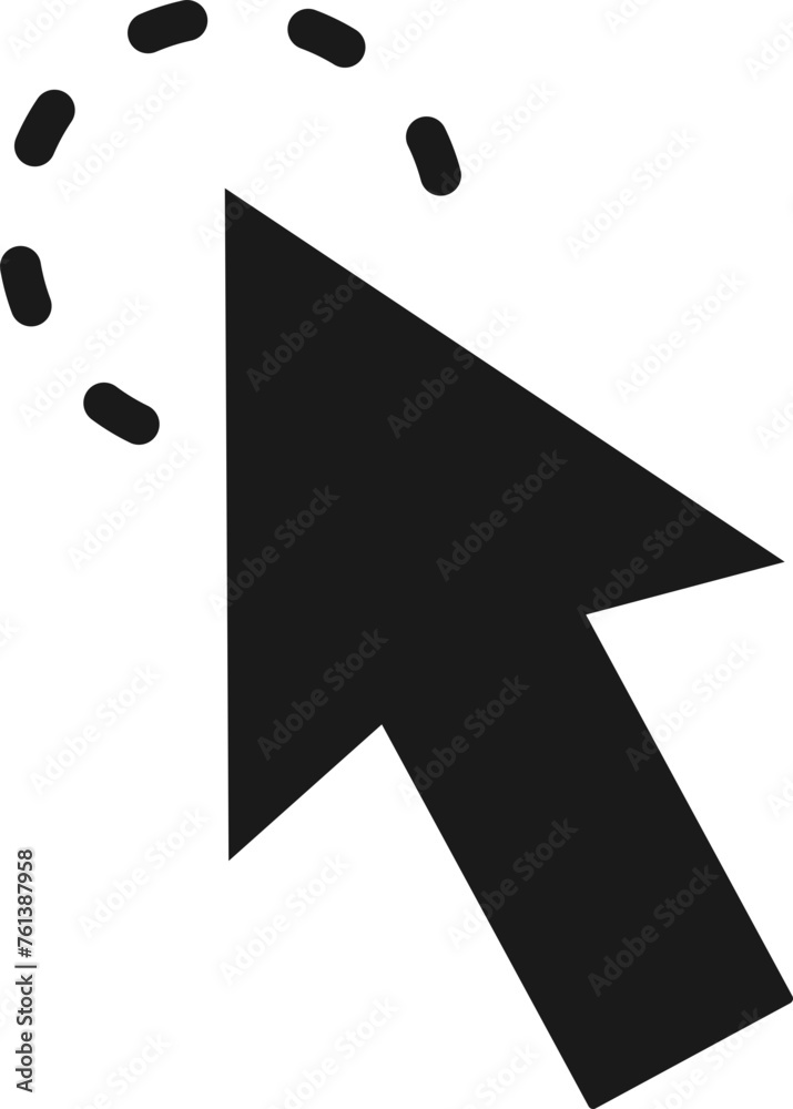 Vetor de Computer Mouse Cursor Black Arrow Icon | Different Style ... Vetor de Computer Mouse Cursor Black Arrow Icon | Different Style ...