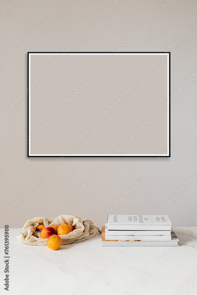 Mockup cadre pour photo, affiche ou illustration. Créez des ...