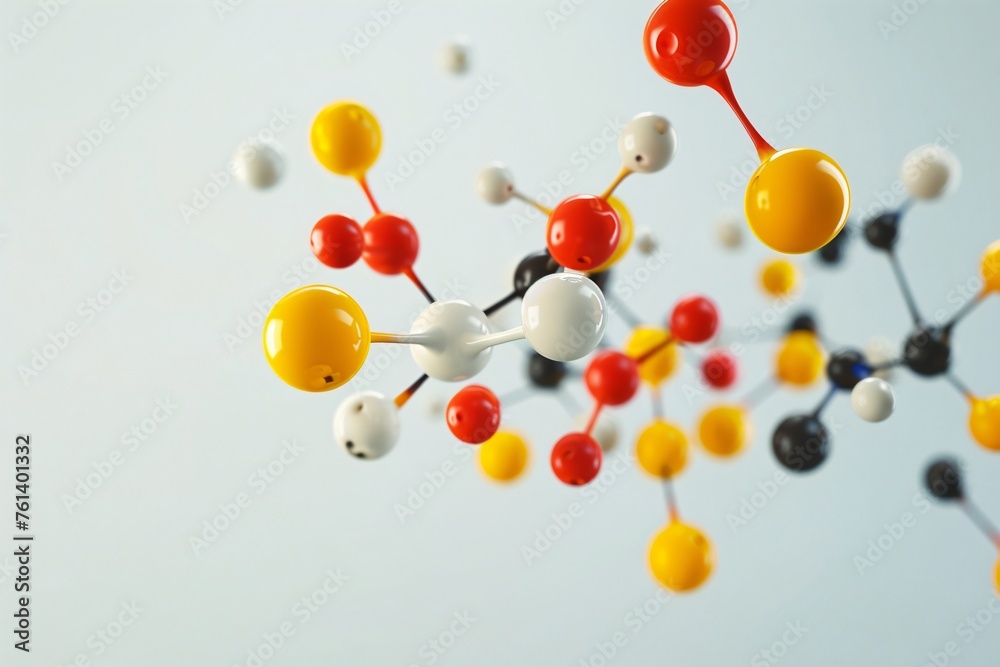 Interactive 3D model showing the effect of temperature on molecular ...
